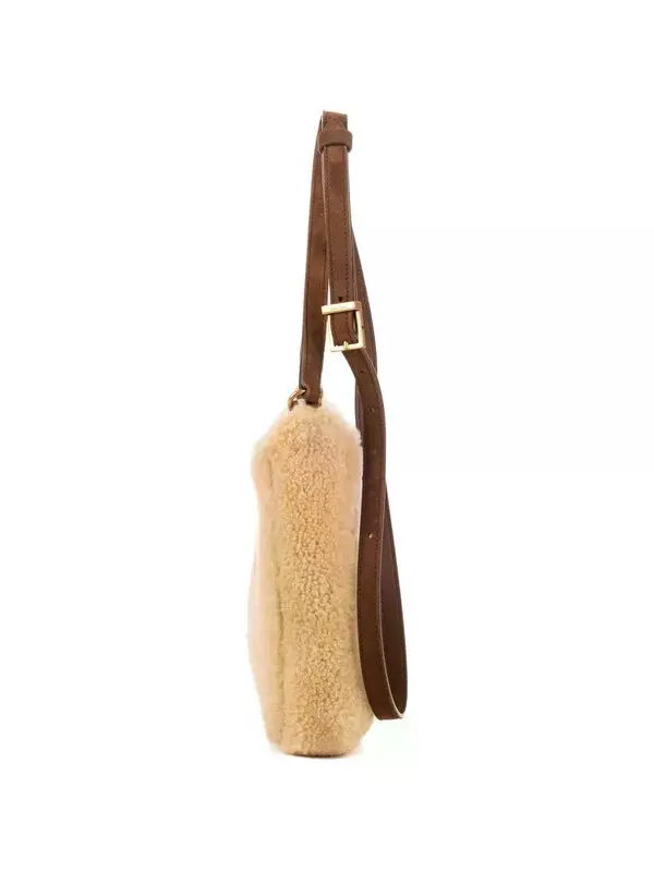 Saint Laurent 5 À 7 Shearling Crossbody Bag