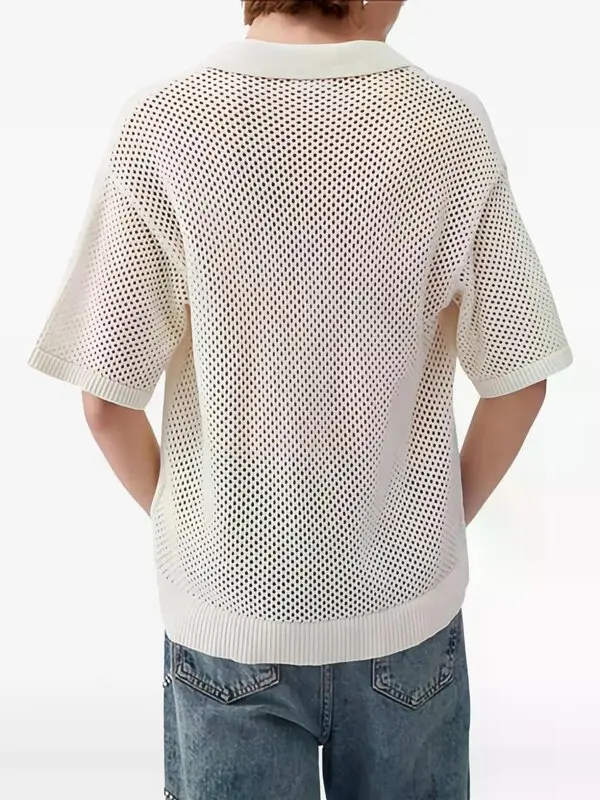 Liu Jo V-neck Openwork T-shirt