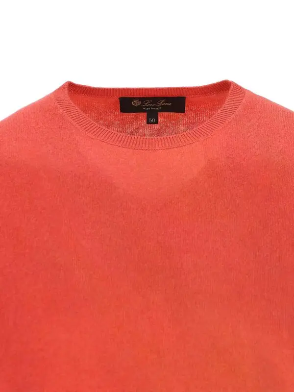 Loro Piana Ribbed Crew Neck Sweater