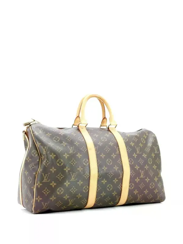 LOUIS VUITTON Keepall Bandouliere Monogram Canvas 45 - Brown