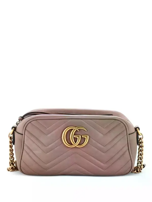 Gucci Gg Marmont Small Shoulder Bag - Neutrals