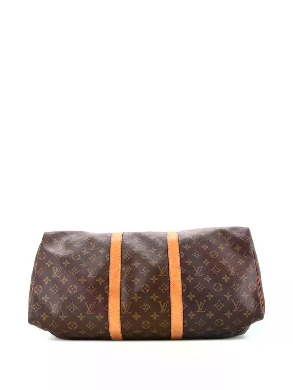 LOUIS VUITTON Keepall Monogram Canvas 50 Travel Bag - Brown