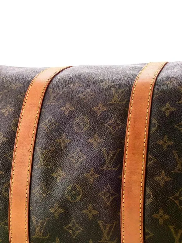 LOUIS VUITTON Keepall Monogram Canvas 50 Travel Bag - Brown