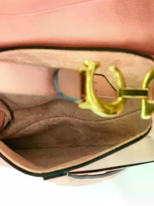 Dior Saddle Handbag Leather Mini Shoulder Bag - Pink
