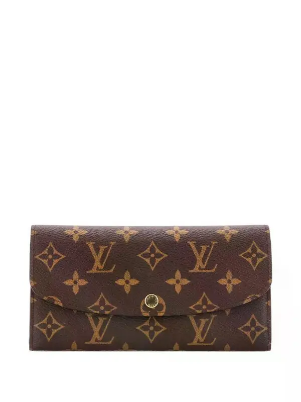LOUIS VUITTON Emilie Wallet Monogram Canvas Small Wallets