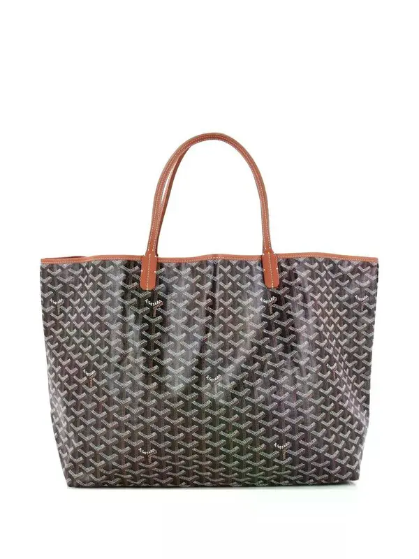 Goyard Saint Louis Coated Canvas Gm Tote Bag - Brown