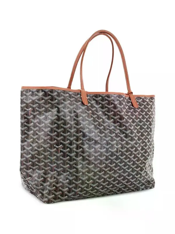 Goyard Saint Louis Coated Canvas Gm Tote Bag - Brown