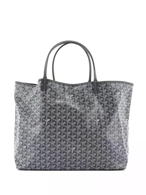 Goyard Saint Louis Coated Canvas Gm Tote Bag - Grey