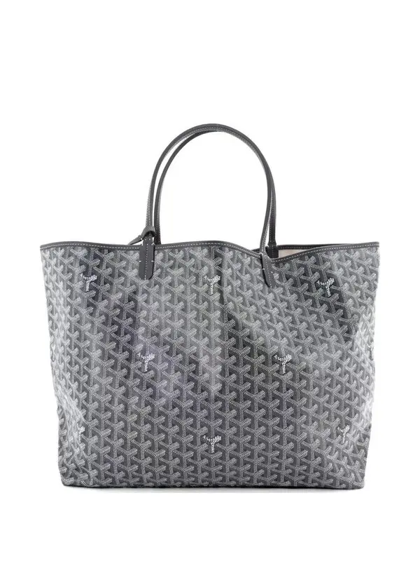 Goyard Saint Louis Coated Canvas Gm Tote Bag - Grey