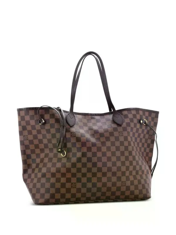 LOUIS VUITTON Neverfull Damier Gm Tote Bag - Brown