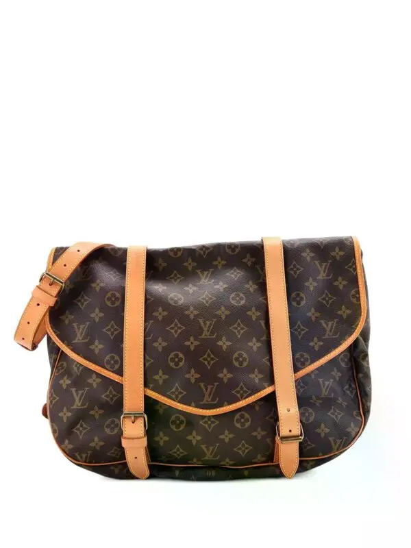 LOUIS VUITTON Saumur Handbag Monogram Canvas 43