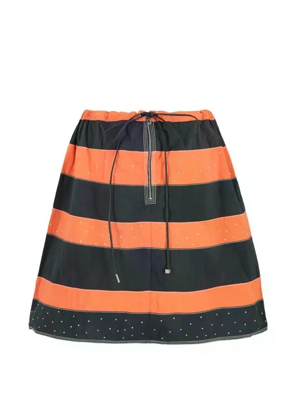 Fendi Striped Mini Skirt
