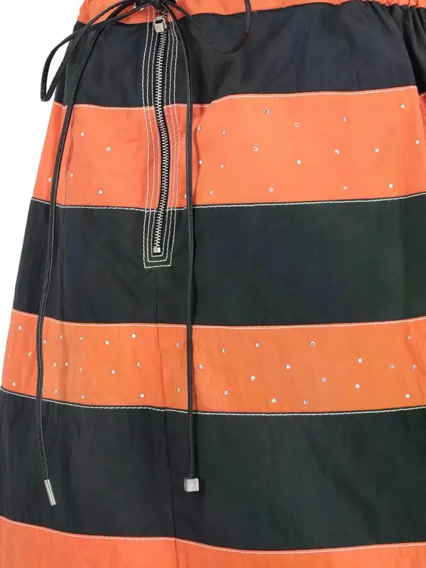 Fendi Striped Mini Skirt