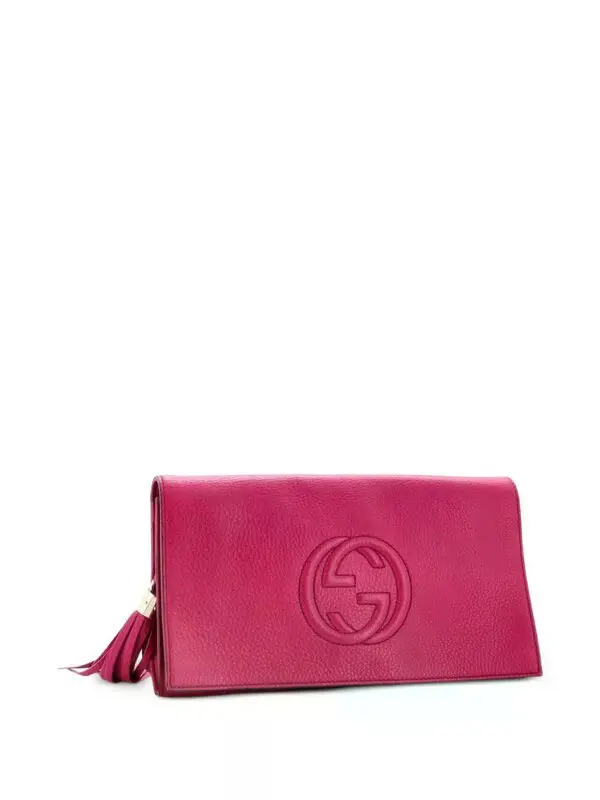 Gucci Soho Leather Clutch Bag