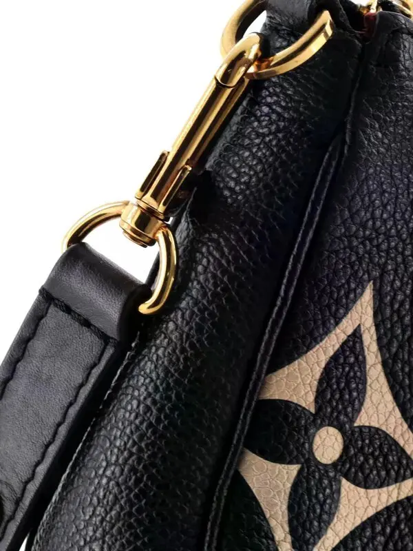 LOUIS VUITTON Multi Pochette Accessoires Bicolor Monogram Empreinte Giant - Black