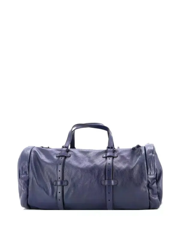 Gucci Gg Leather Duffle Travel Bag
