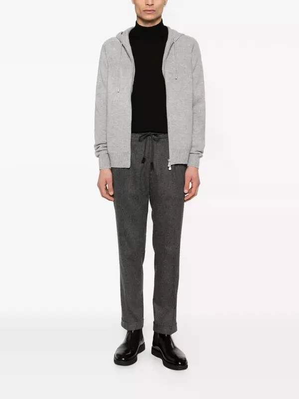 GRAN SASSO Zip-fastening Hoodie - Grey