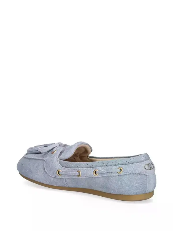 Liu Jo Suede Loafers With Tassel Detail - Blue
