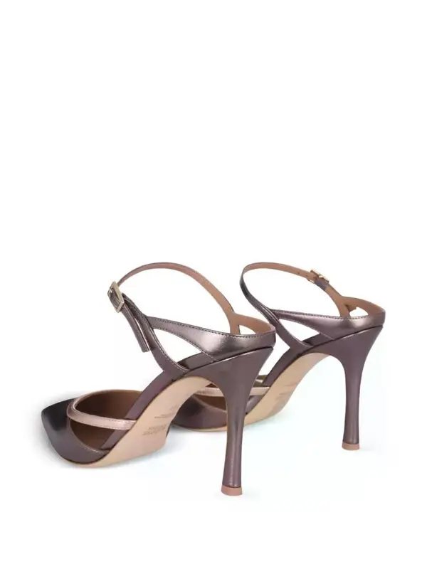 MALONE SOULIERS Yola Pointed Leather Mules