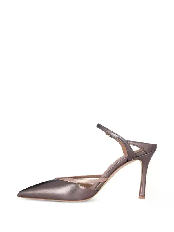 MALONE SOULIERS Yola Pointed Leather Mules