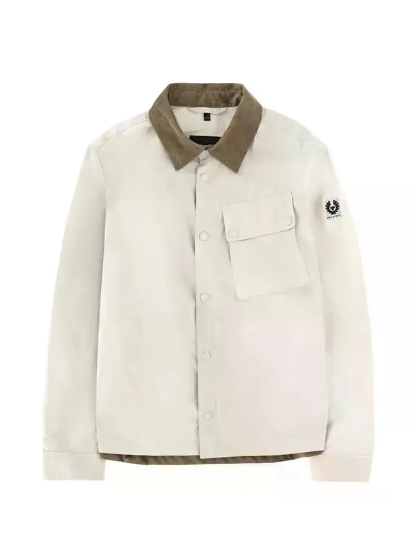 Belstaff Ground Corduroy-collar Cotton Jacket - Neutrals