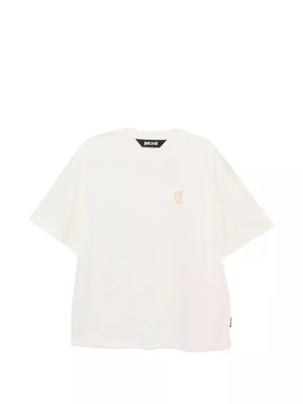 Just Cavalli Patch T-shirt - Neutrals
