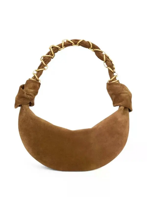 Saint Laurent Mini Amalia Chain Shoulder Bag - Brown