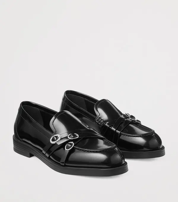 JIMMY CHOO Kalia Leather Loafers