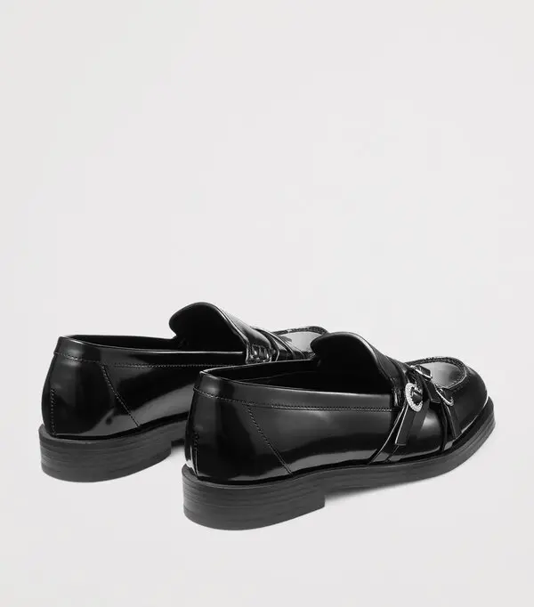 JIMMY CHOO Kalia Leather Loafers