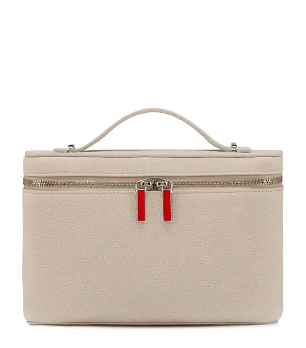 CHRISTIAN LOUBOUTIN Djanis Leather Cross-body Bag - Beige