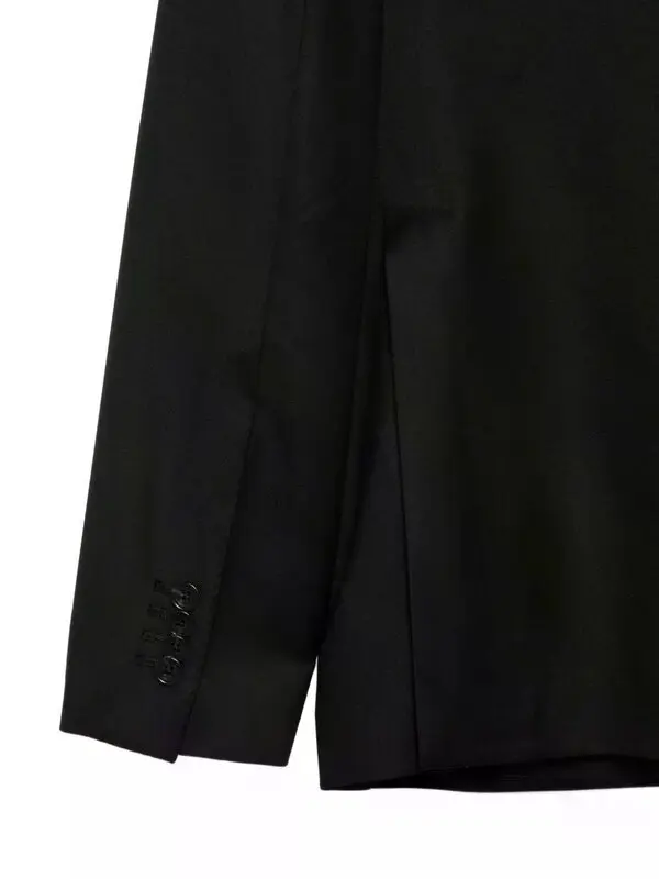 Tagliatore Cotton Double-breasted Suit - Black