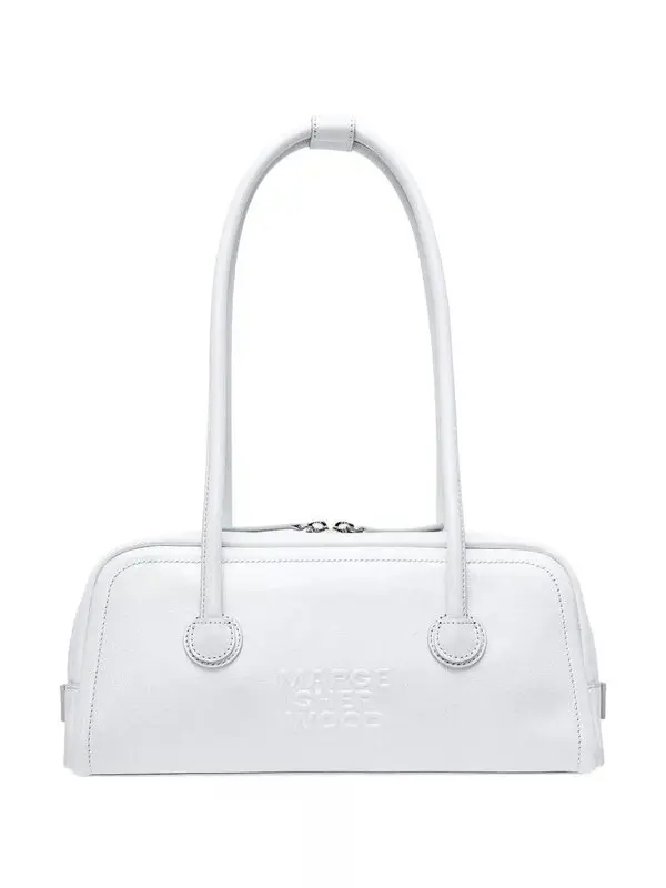 MARGESHERWOOD Soft Boston Shoulder Bag - White