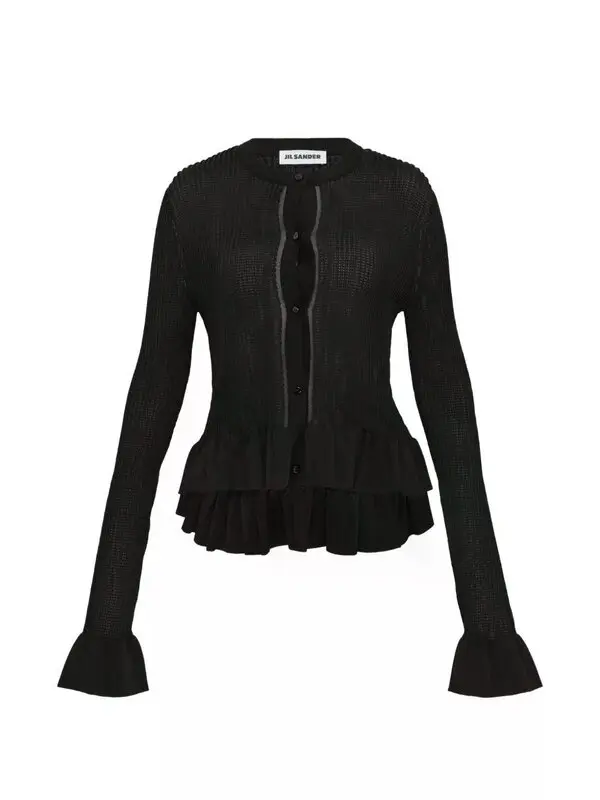 JIL SANDER Frill Cardigan