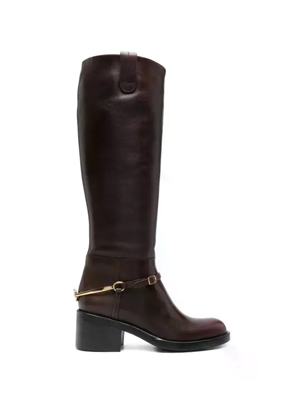 Chloé Dakota Round-toe Strap Boots
