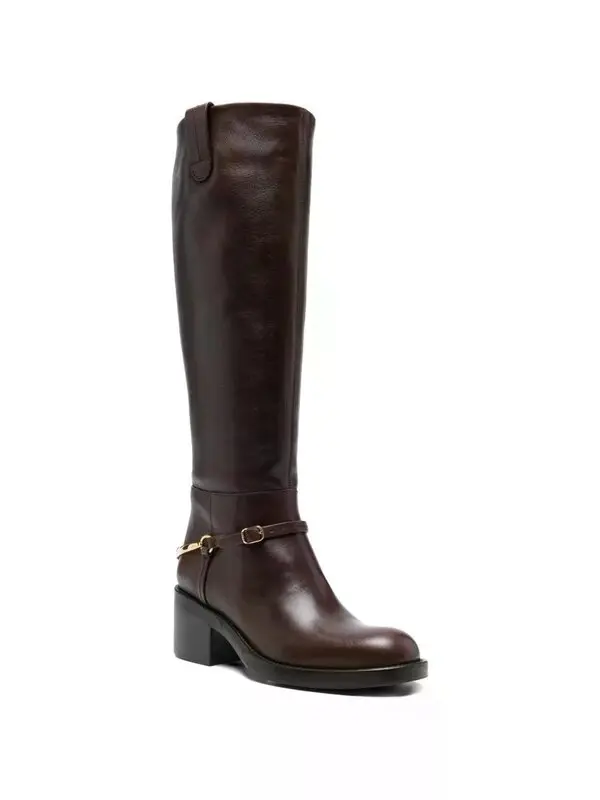 Chloé Dakota Round-toe Strap Boots