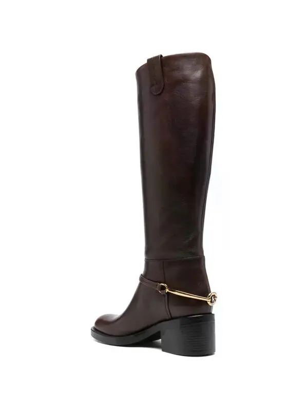 Chloé Dakota Round-toe Strap Boots