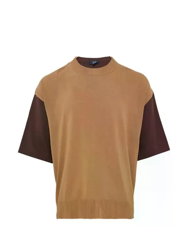 Comme Des Garçons Colour-block T-shirt - Brown