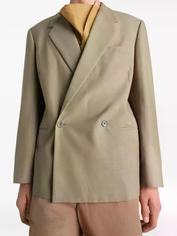 LEMAIRE Double-breasted Tailored Jacket - Neutrals