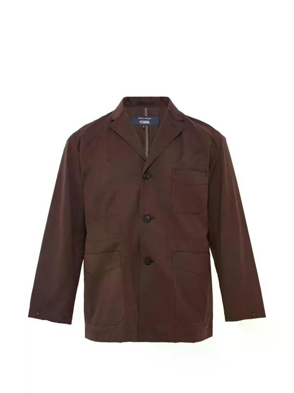 Comme Des Garçons Buttoned Pocket Jacket - Brown