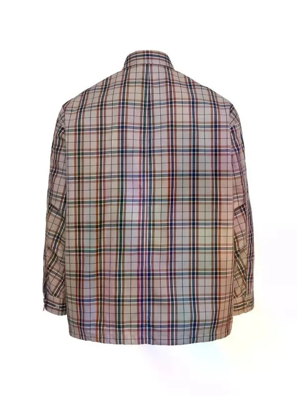 Comme Des Garçons Zipped Checked Jacket