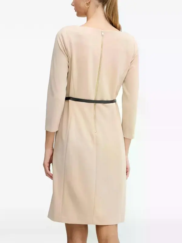 Dkny Belted Midi Dress