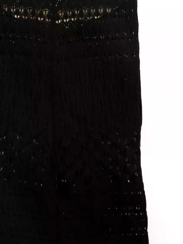 SEMICOUTURE Knitted Trousers - Black