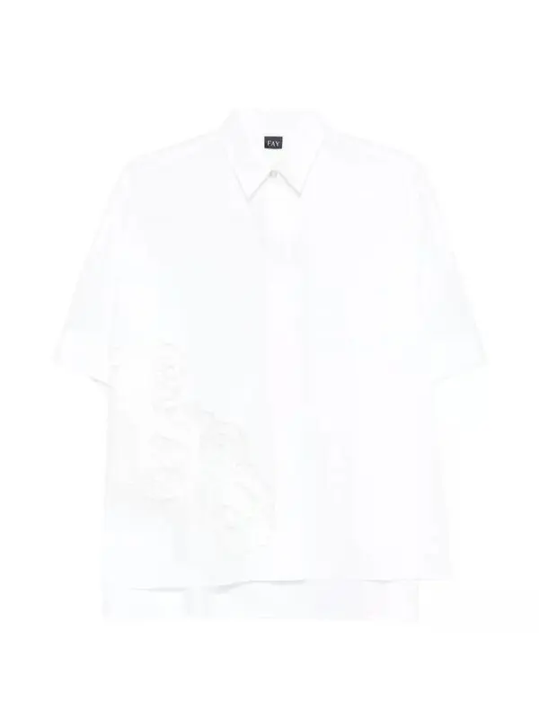 FAY Short Sleeve Shirt - White