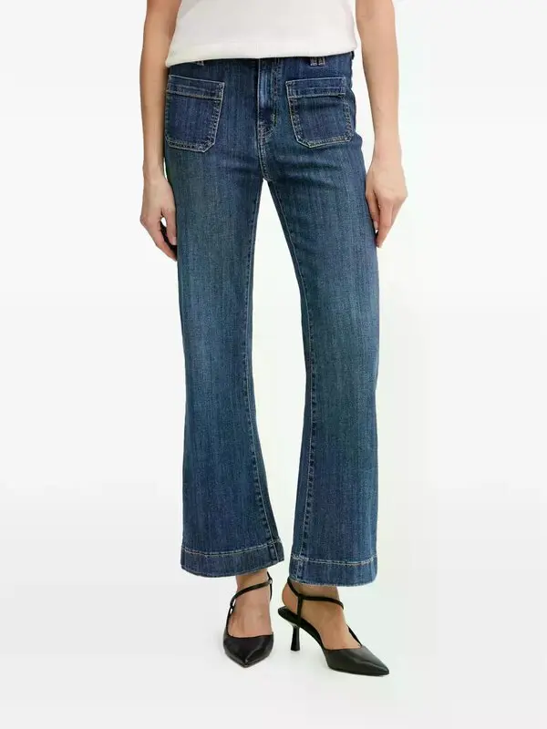 Dkny Belt-loops Flare Jeans