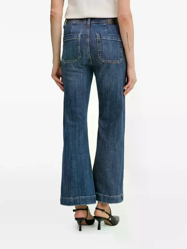 Dkny Belt-loops Flare Jeans