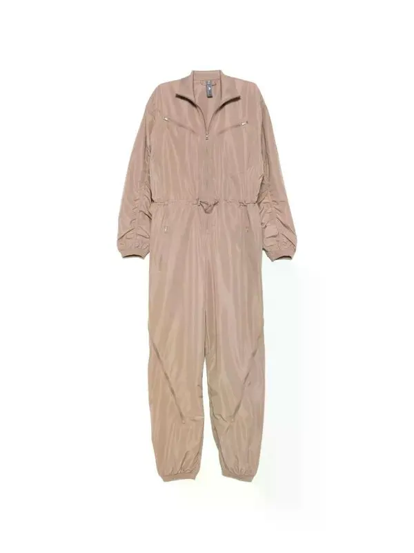 Adidas By Stella McCartney Zip-fastening Drawstring Jumpsuit - Brown