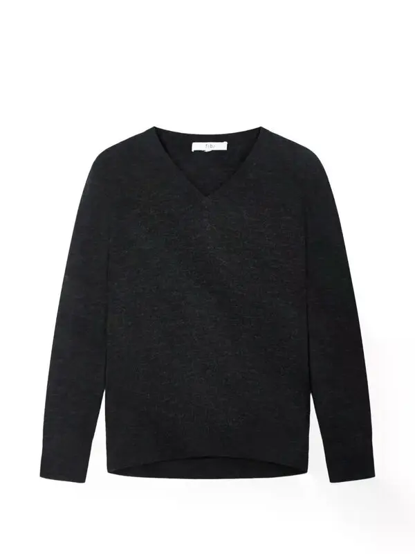 Tibi V-neck Sweater - Grey