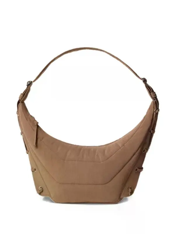 LEMAIRE Medium Soft Game Bag In Nylon Canvas - Brown