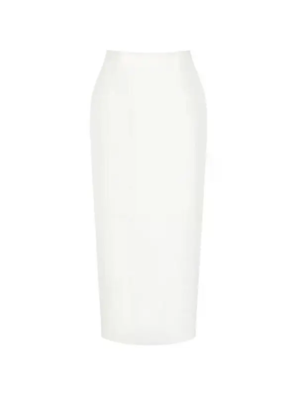 POST MERIDIEM Slit Midi Skirt