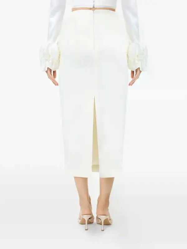 POST MERIDIEM Slit Midi Skirt